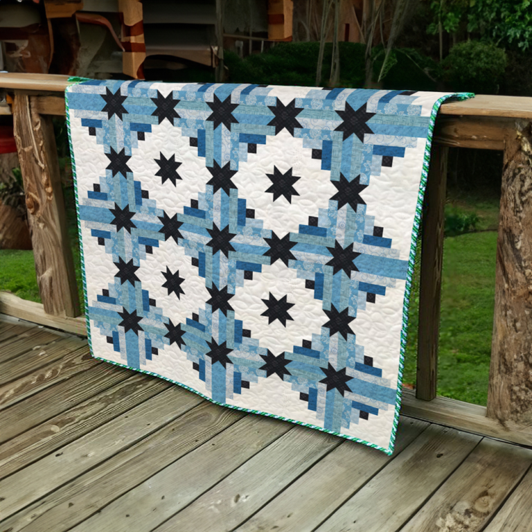 Indomitable Star Quilt Pattern - NaNa Quilt