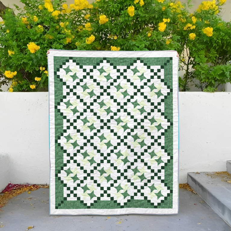 Emerald Stars Quilt Pattern - NaNa Quilt